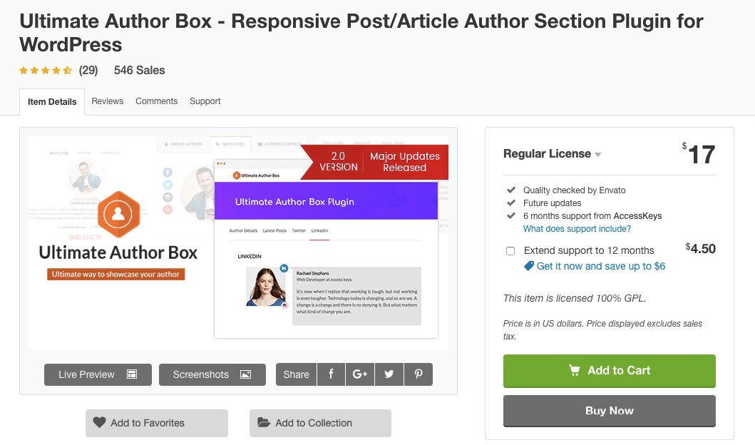 Best Author Box Plugins for WordPress